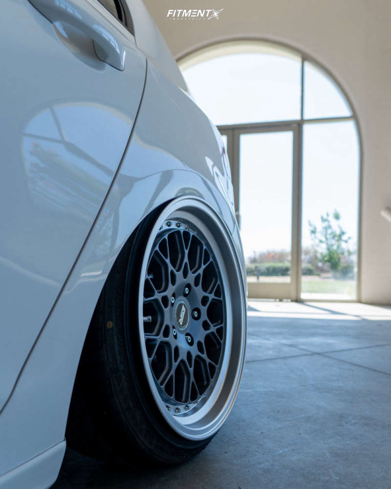 2012 Volkswagen Golf TDI with 18x9.5 ESR Cs3 and Achilles 205x40 on Air ...