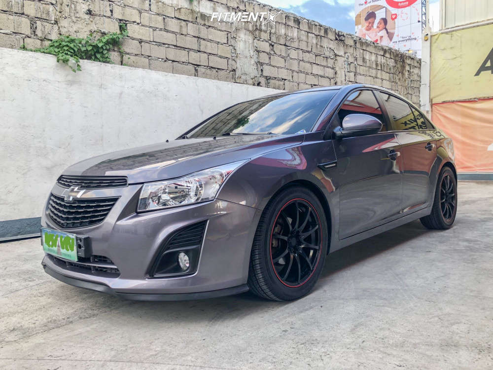 2013 Chevrolet Cruze LS with 18x7.5 Velocity Vw21 and Westlake 245x45 ...