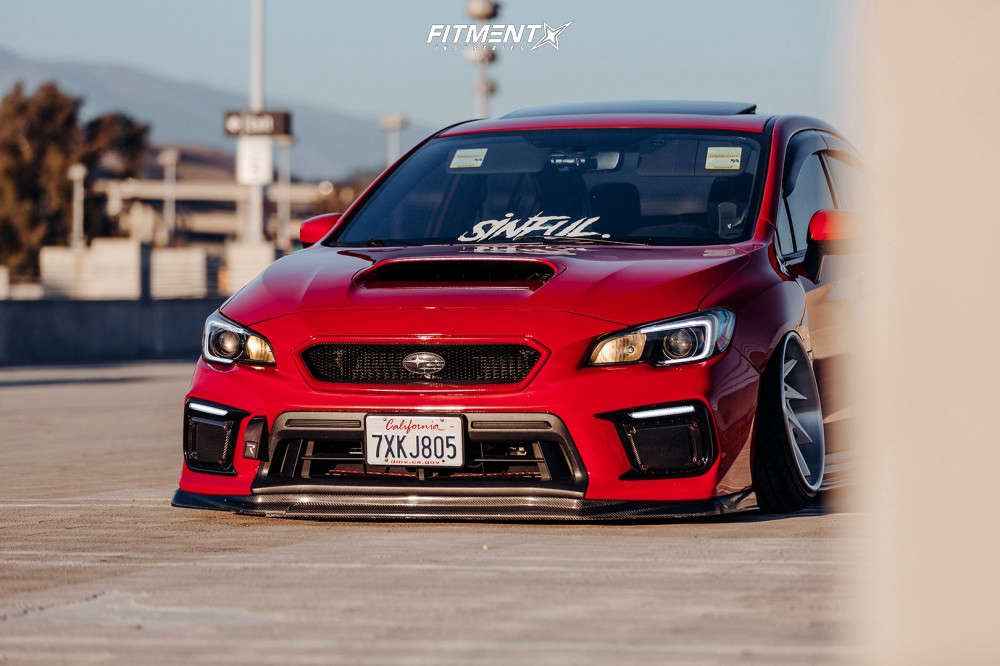 2017 Subaru WRX Premium with 18x10.5 Brada Forged TR-V Elite and ...