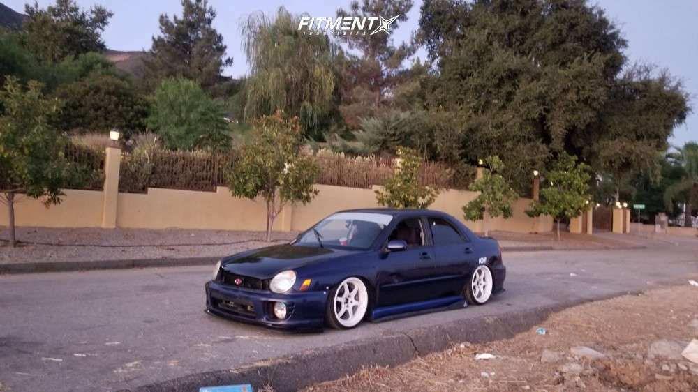 2002 Subaru Impreza RS with 18x8.5 Aodhan Ah08 and Lionhart 215x35 on ...