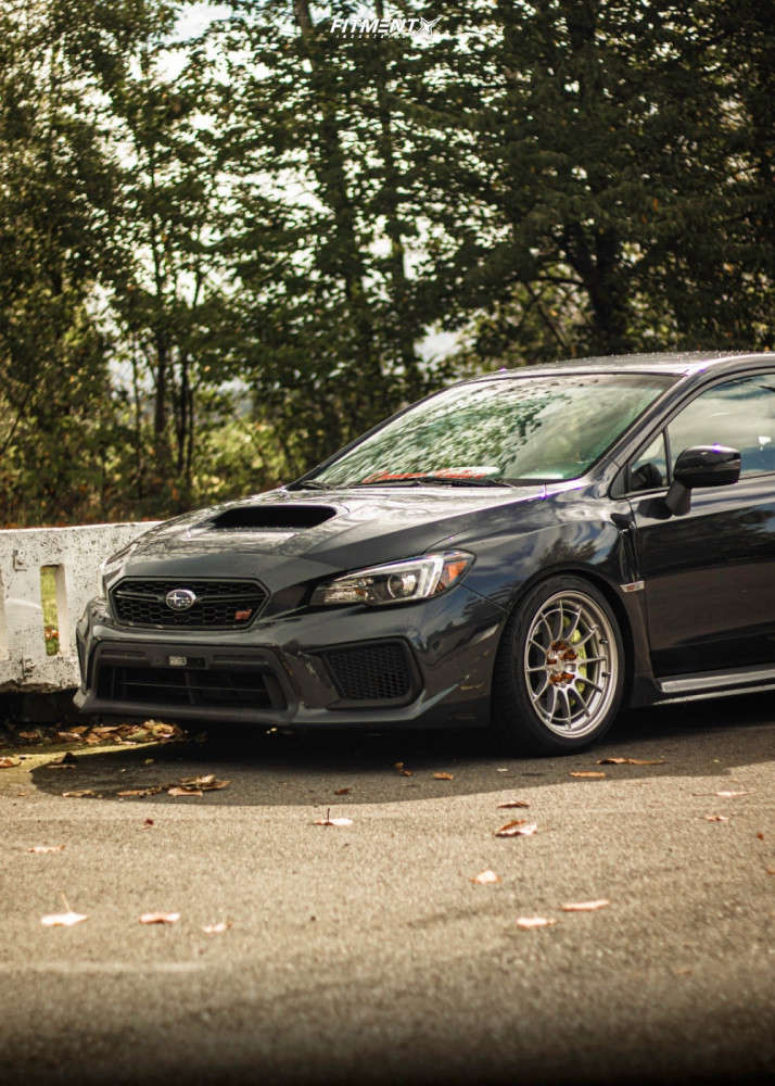 2018 Subaru Outback 2.5i with 18x9.5 Enkei Nt03m and Hankook 245x40 on ...