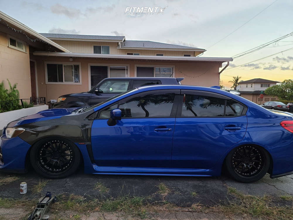 2017 Subaru WRX Base with 18x8.5 Aodhan Ds07 and Federal 235x40 on Air ...
