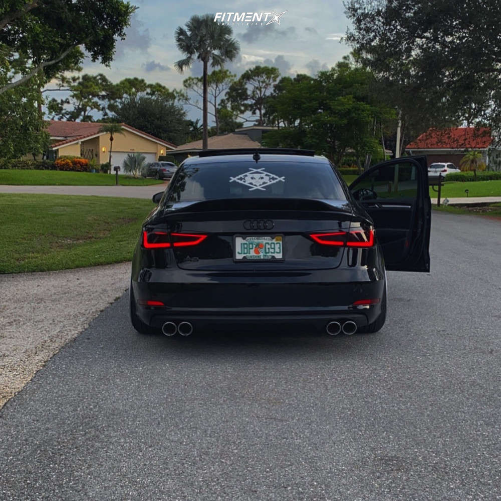 2015 Audi A3 Premium Plus with 18x9.5 Rotiform Las-r and Nankang 215x35 ...