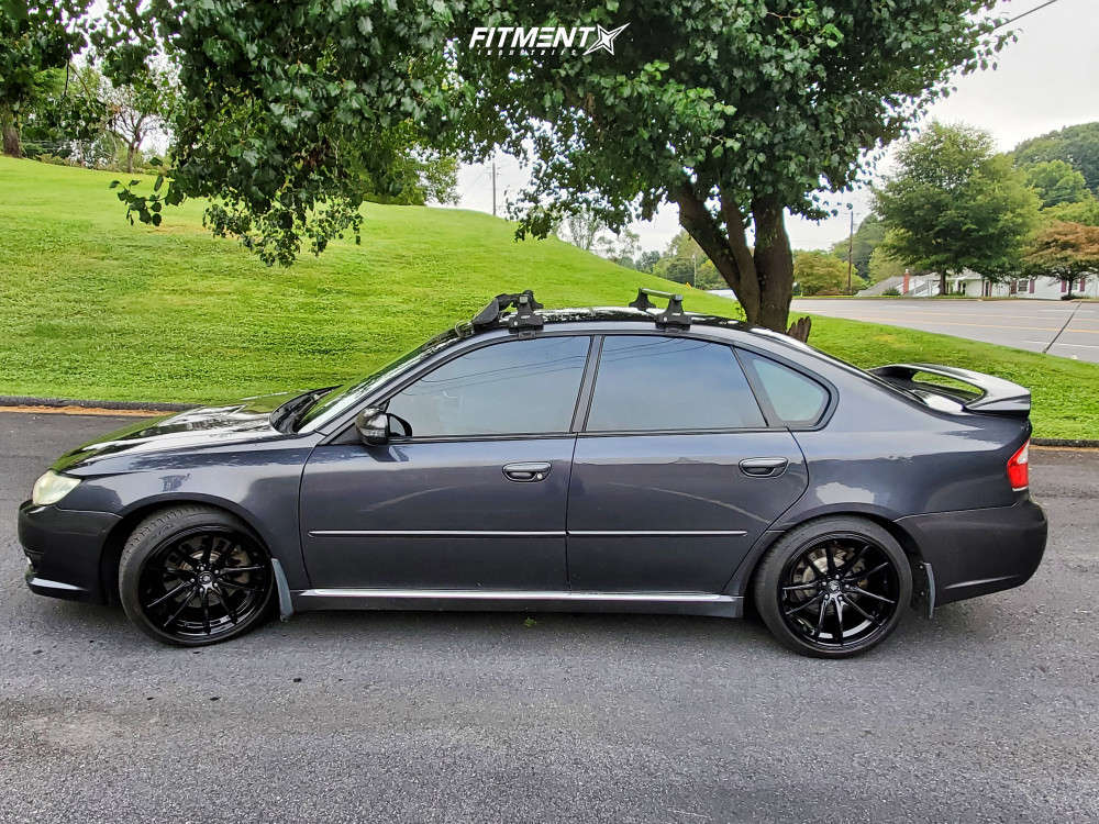 2008 Subaru Legacy GT spec.B with 18x9 Konig Oversteer and Continental ...