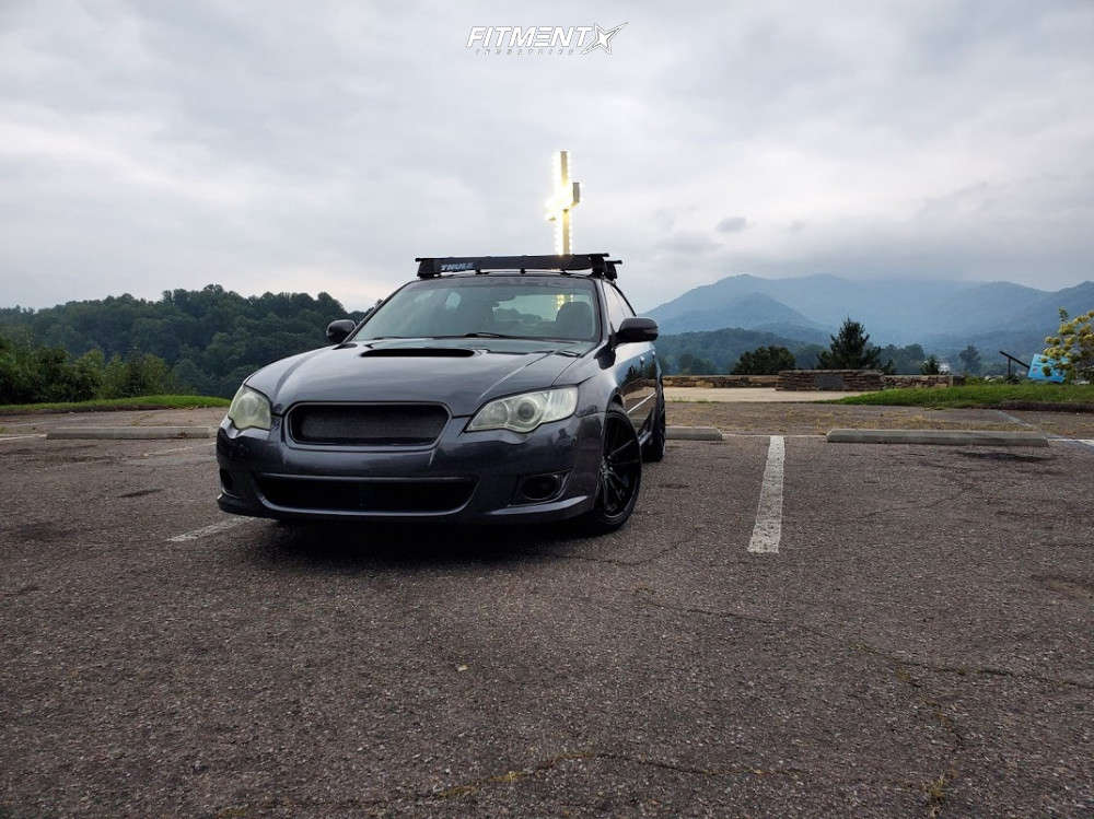 2008 Subaru Legacy GT spec.B with 18x9 Konig Oversteer and Continental ...