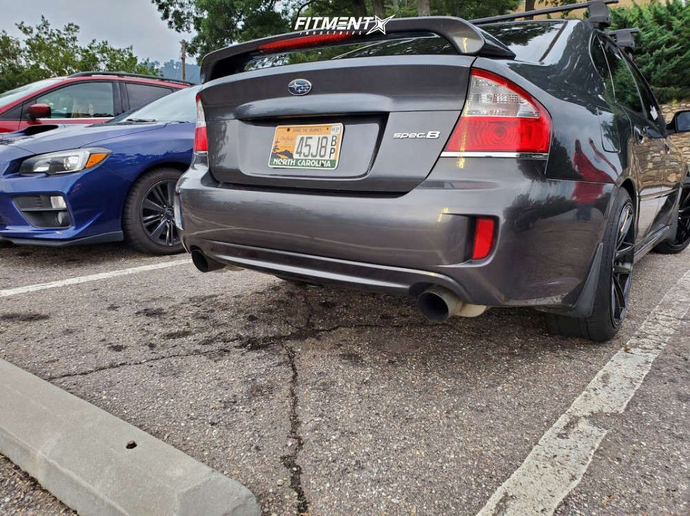 2008 Subaru Legacy GT spec.B with 18x9 Konig Oversteer and Continental ...