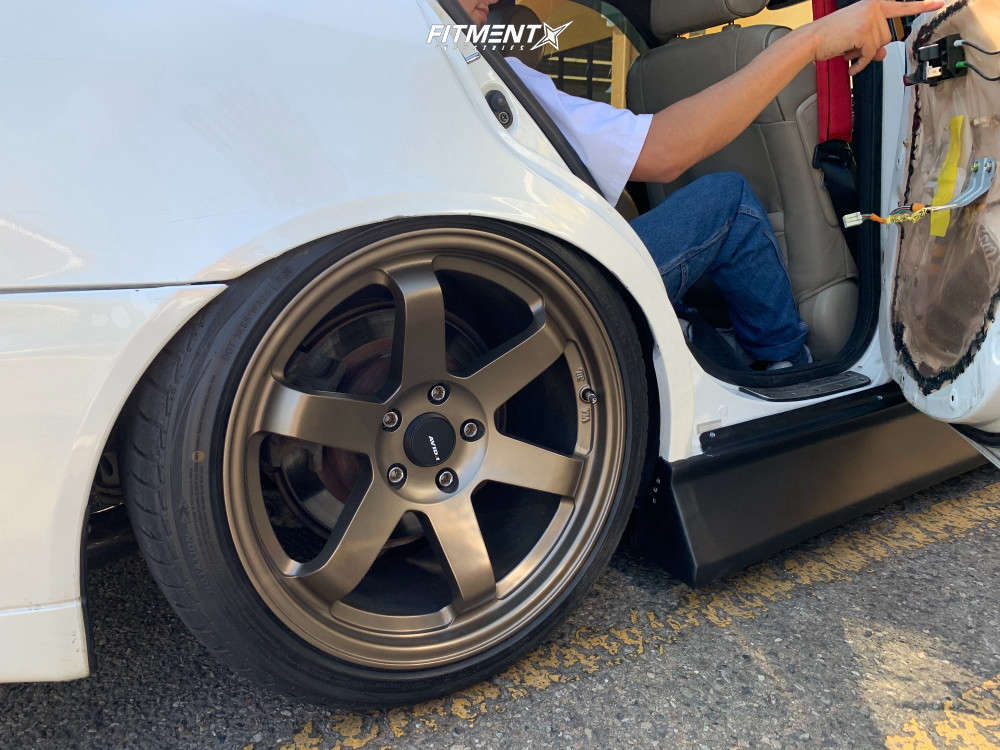 2002 Lexus IS300 Base with 18x9.5 AVID1 AV6 and Achilles 235x45 on ...