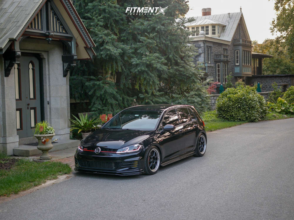 2018 Volkswagen GTI S with 18x8.5 Konig Countergram and Michelin 235x40 ...