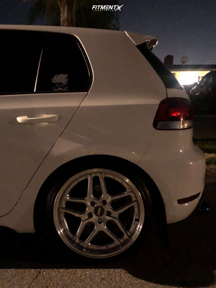 2013 Volkswagen GTI Base with 18x8.5 ESR Cs15 and Achilles 205x40 on ...