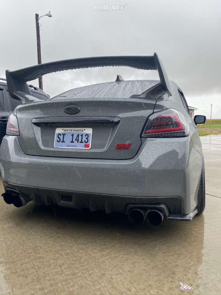 2016 Subaru WRX STI Limited with 18x9.5 Work Emotion D9r and Hankook ...