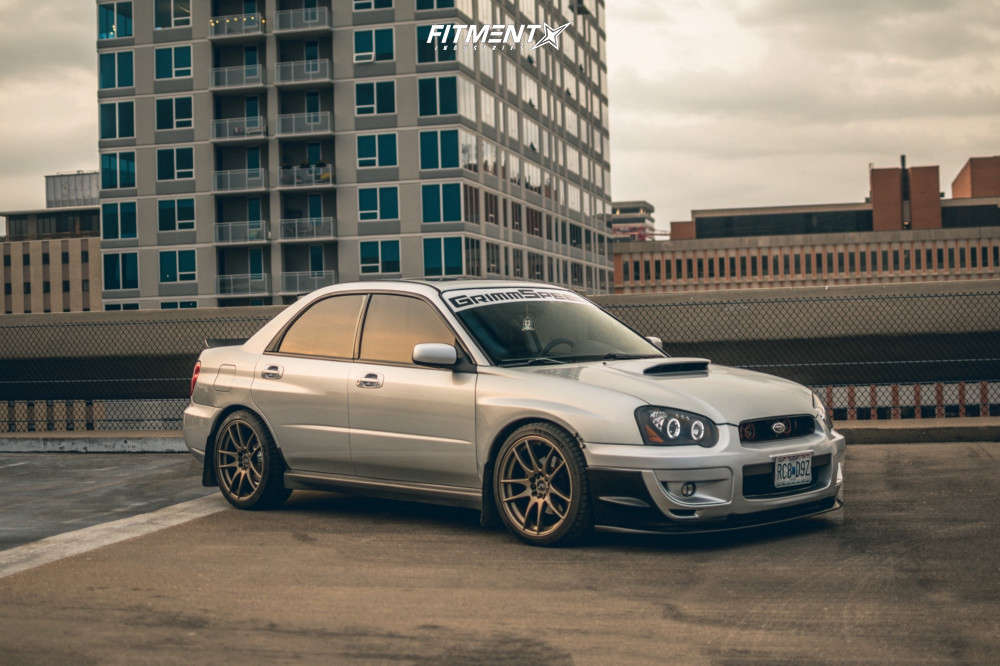2004 Subaru Impreza WRX with 18x8.5 JNC Jnc030 and Michelin 245x35 on Coilovers | 1288211 ...