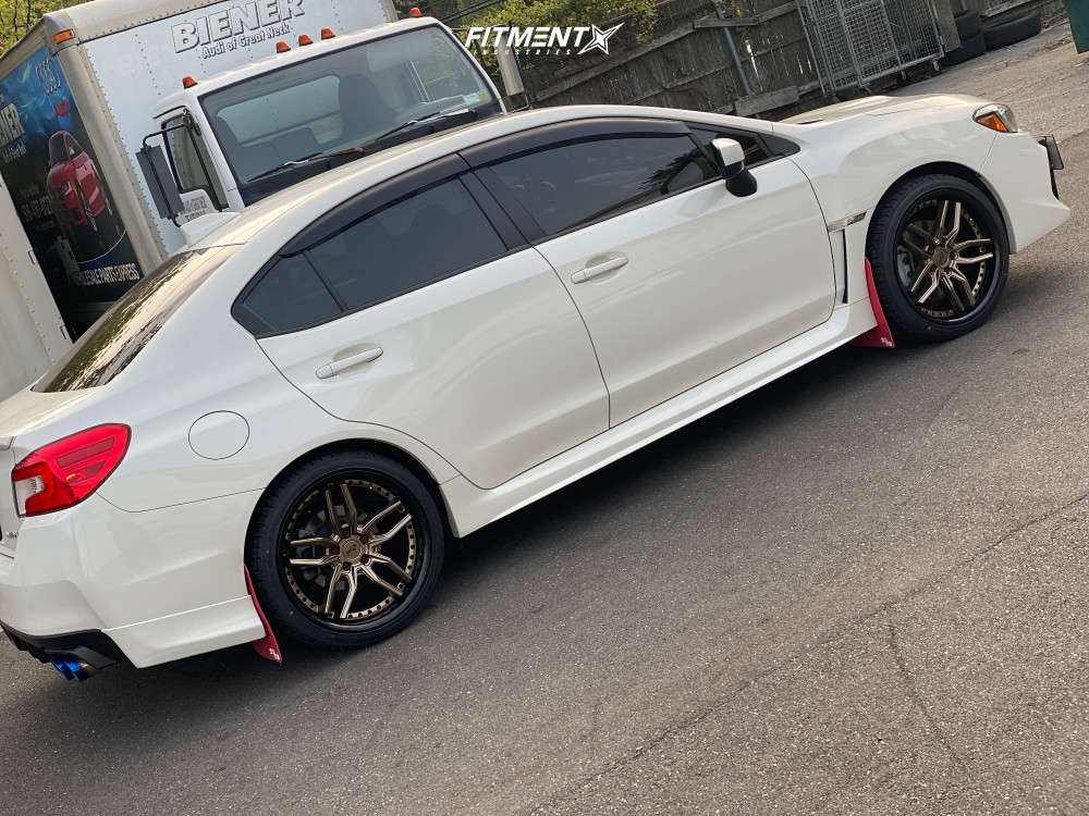 2018 Subaru WRX Limited with 19x9.5 Niche Methos and Ironman 255x35 on ...