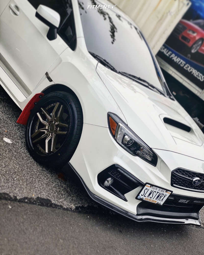 2018 Subaru WRX Limited with 19x9.5 Niche Methos and Ironman 255x35 on ...