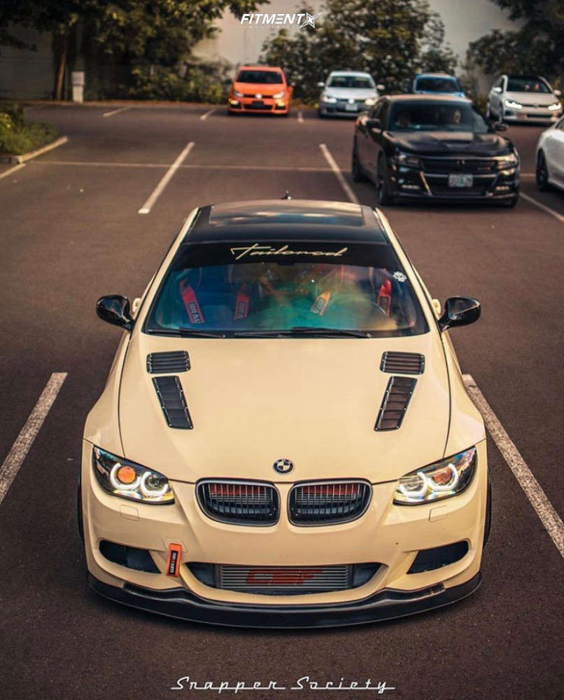 2012 BMW 335i Base with 19x9.5 BBS Lmr and Toyo Tires 235x35 on Air ...