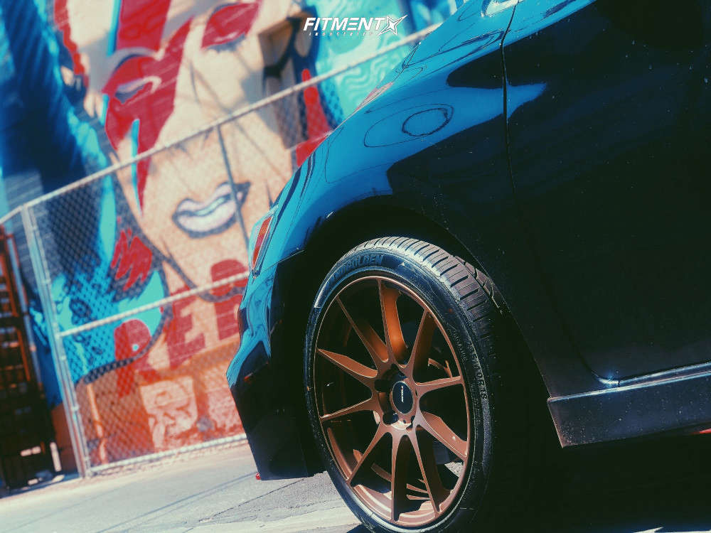 2017 Nissan Sentra Nismo with 17x8 Adv1 Av32 and Land Golden 235x40 on ...