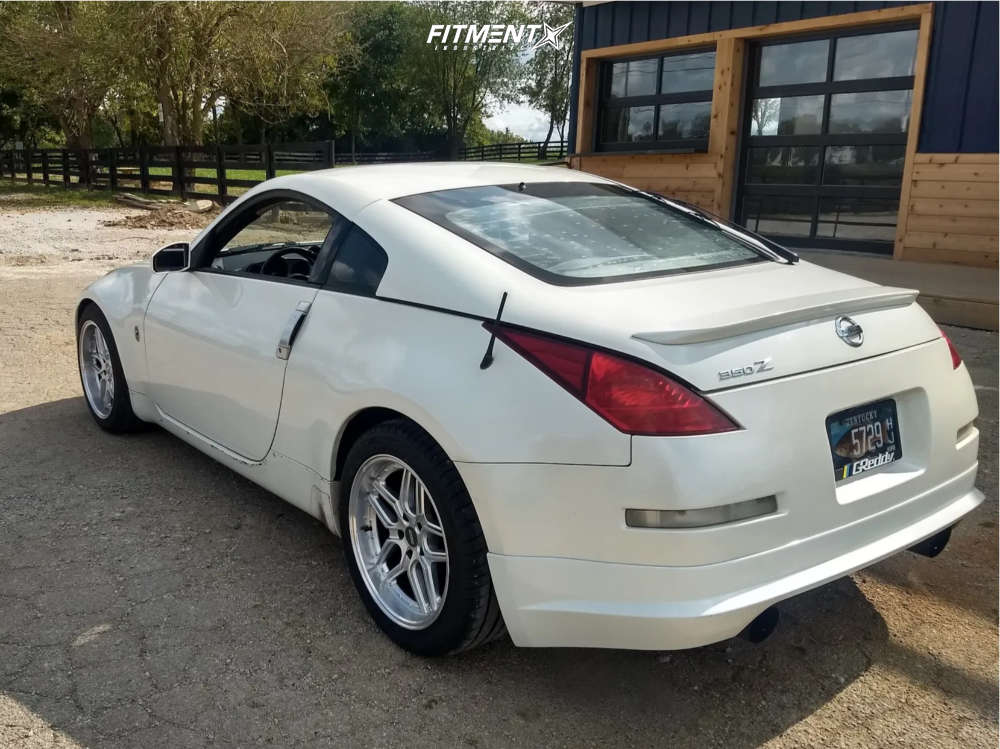 2004 Nissan 350Z Enthusiast with 18x9.5 ESR Cs15 and Federal 245x45 on ...