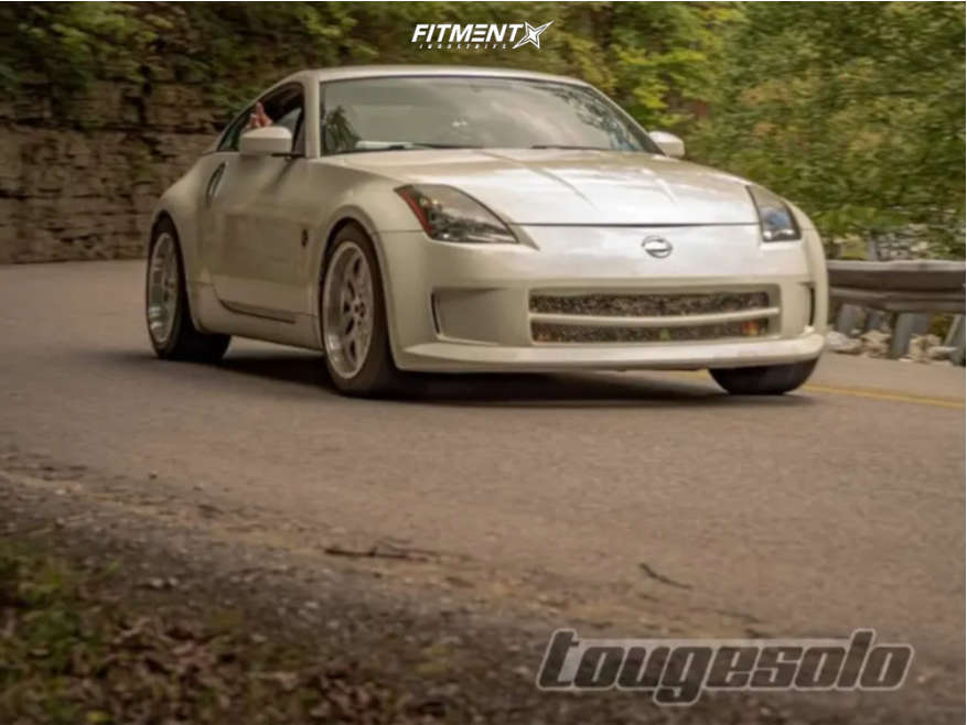 2004 Nissan 350Z Enthusiast with 18x9.5 ESR Cs15 and Federal 245x45 on ...