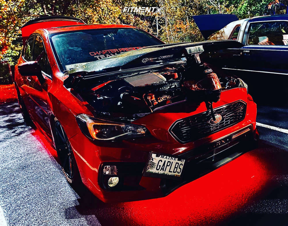 2018 Subaru WRX Premium with 18x9 Niche Verona and Federal 245x40 on ...