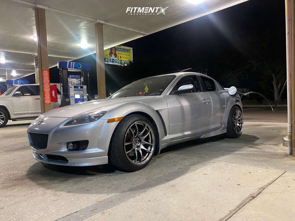 2005 Mazda RX-8 Base with 18x9.5 Vordoven Forme 9 and Firestone 225x45 ...