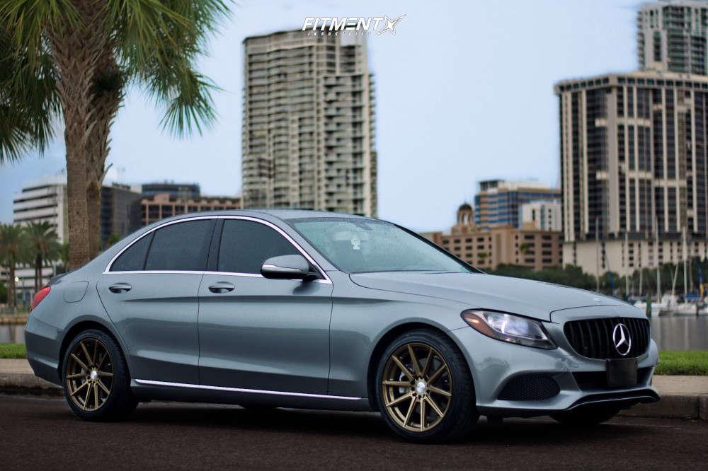 2015 Mercedes-Benz C300 Base with 18x8.5 F1R F27 and Achilles 225x45 on ...