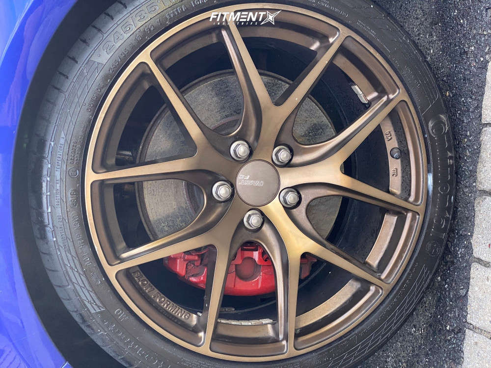 2013 Ford Focus ST with 18x8 Fast Wheels Fc04 and Continental 245x35 on ...