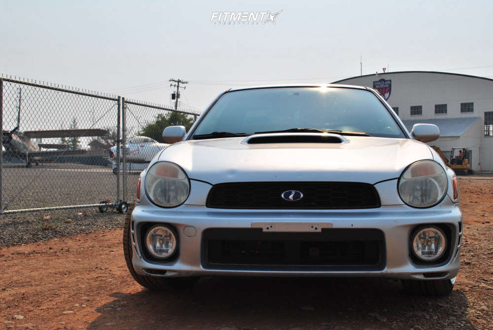2002 Subaru WRX WRX with 18x9.5 ESR Cs5 and Hankook 235x40 on Lowering ...