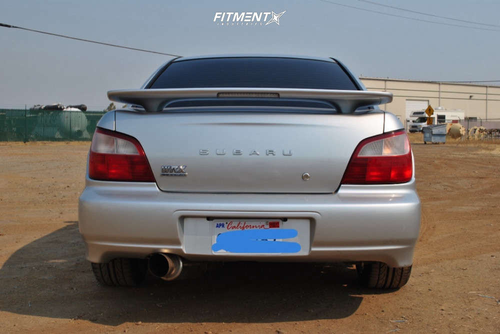 2002 Subaru WRX WRX with 18x9.5 ESR Cs5 and Hankook 235x40 on Lowering ...