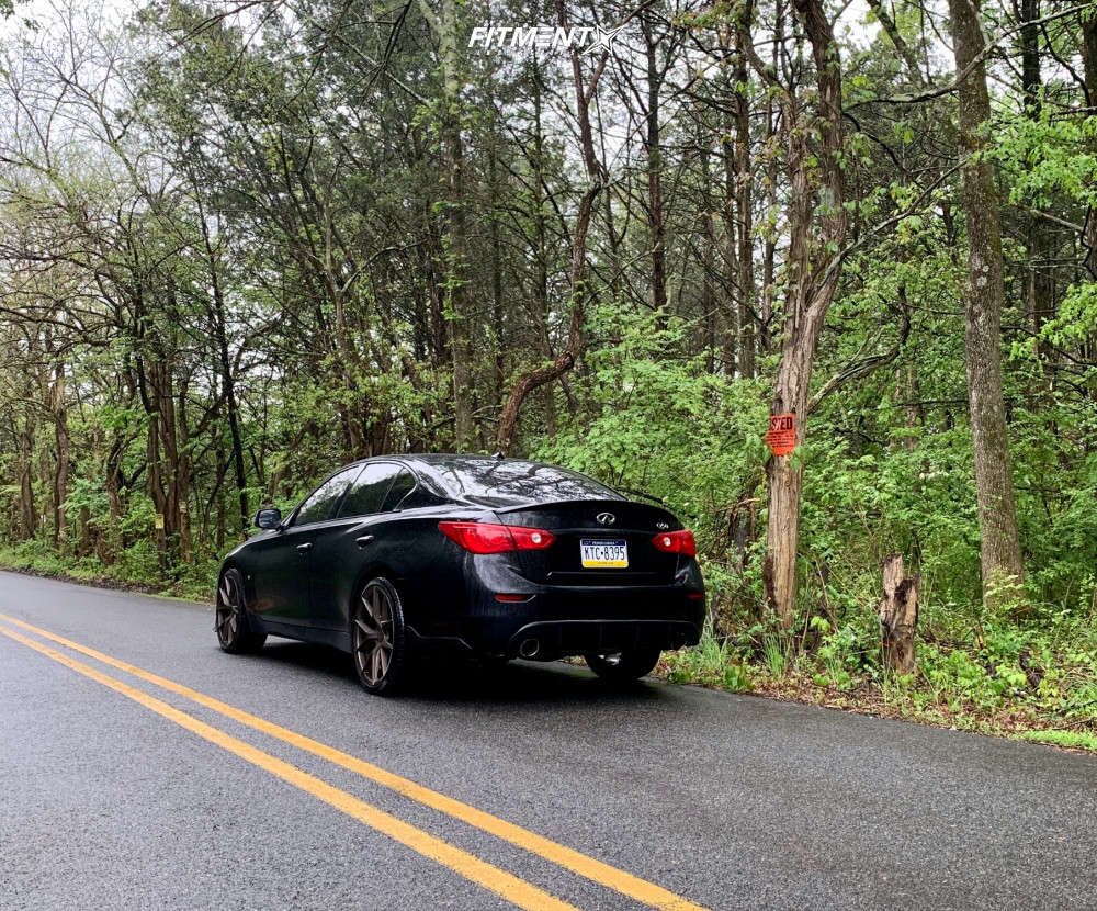 2015 INFINITI Q50 Premium with 20x9 Verde Axis and Lexani 245x35 on ...