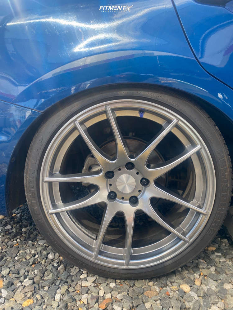 2015 Honda Civic EX-L with 18x8.5 AVID1 AV32 and Hemisphere 215x40 on ...