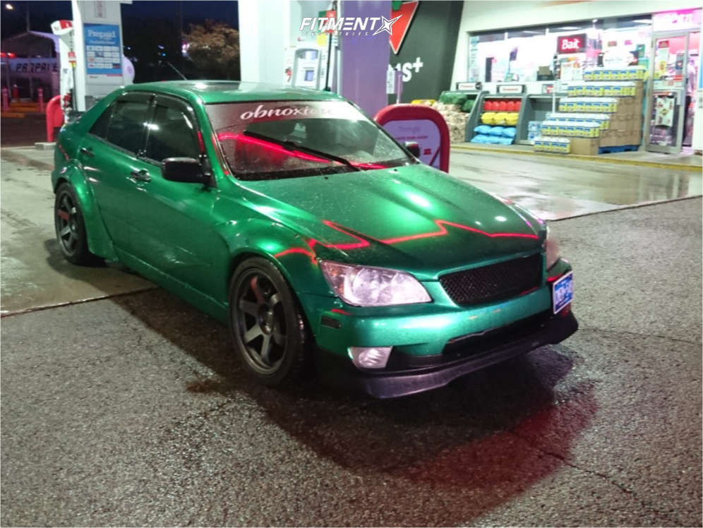 2002 Lexus IS300 Base with 18x8 Rays Engineering Te37 and Michelin ...
