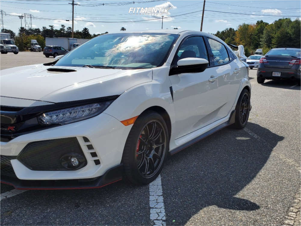 2019 Honda Civic Type R with 18x9.5 WedsSport Tc105x and Continental ...