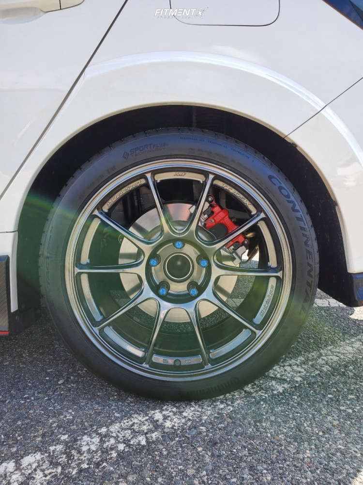 2019 Honda Civic Type R with 18x9.5 WedsSport Tc105x and Continental ...