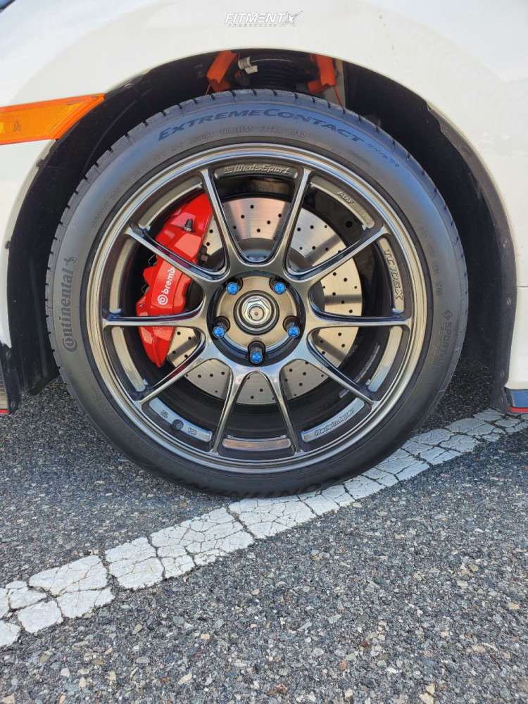 2019 Honda Civic Type R with 18x9.5 WedsSport Tc105x and Continental ...