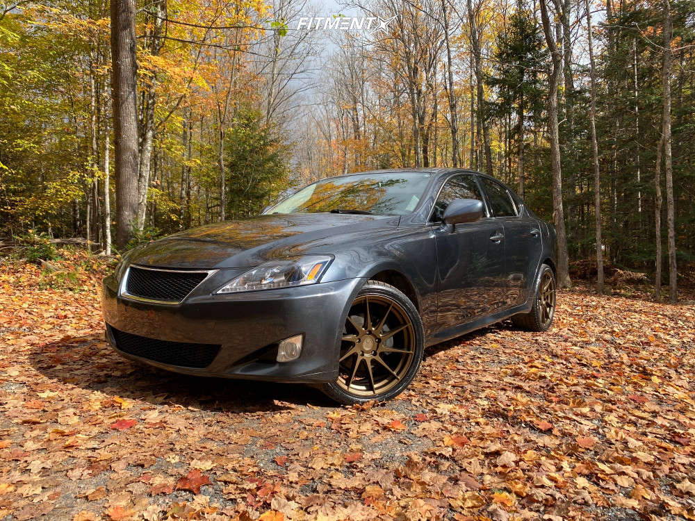 2006 Lexus IS250 4dr Sedan (2.5L 6cyl 6A) with 18x8.5 Aodhan Ah09 and ...