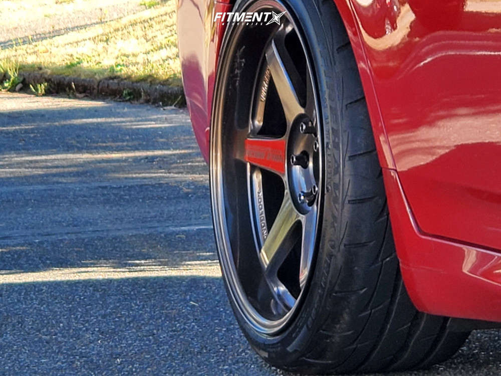 2008 INFINITI G35 Sport with 19x10.5 Rays Engineering Te37 and ...