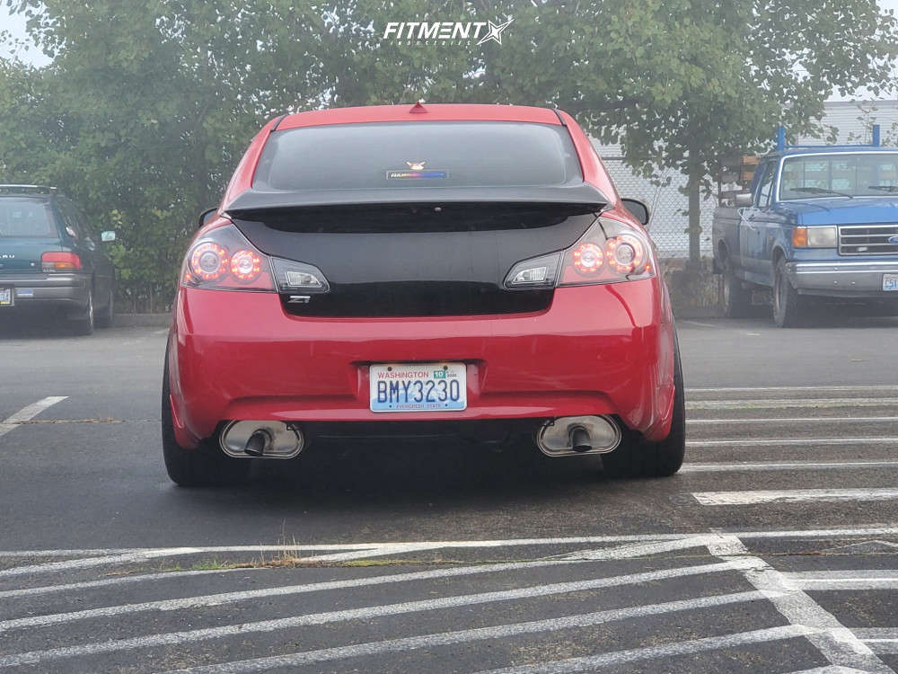 2008 INFINITI G35 Sport with 19x10.5 Rays Engineering Te37 and ...