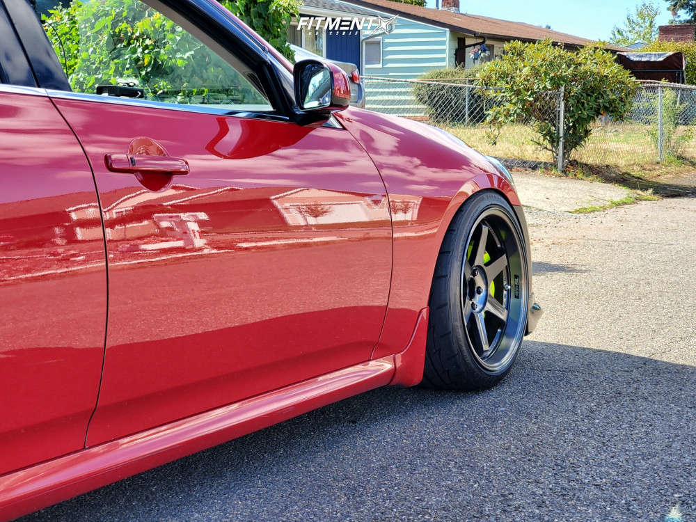 2008 INFINITI G35 Sport with 19x10.5 Rays Engineering Te37 and ...