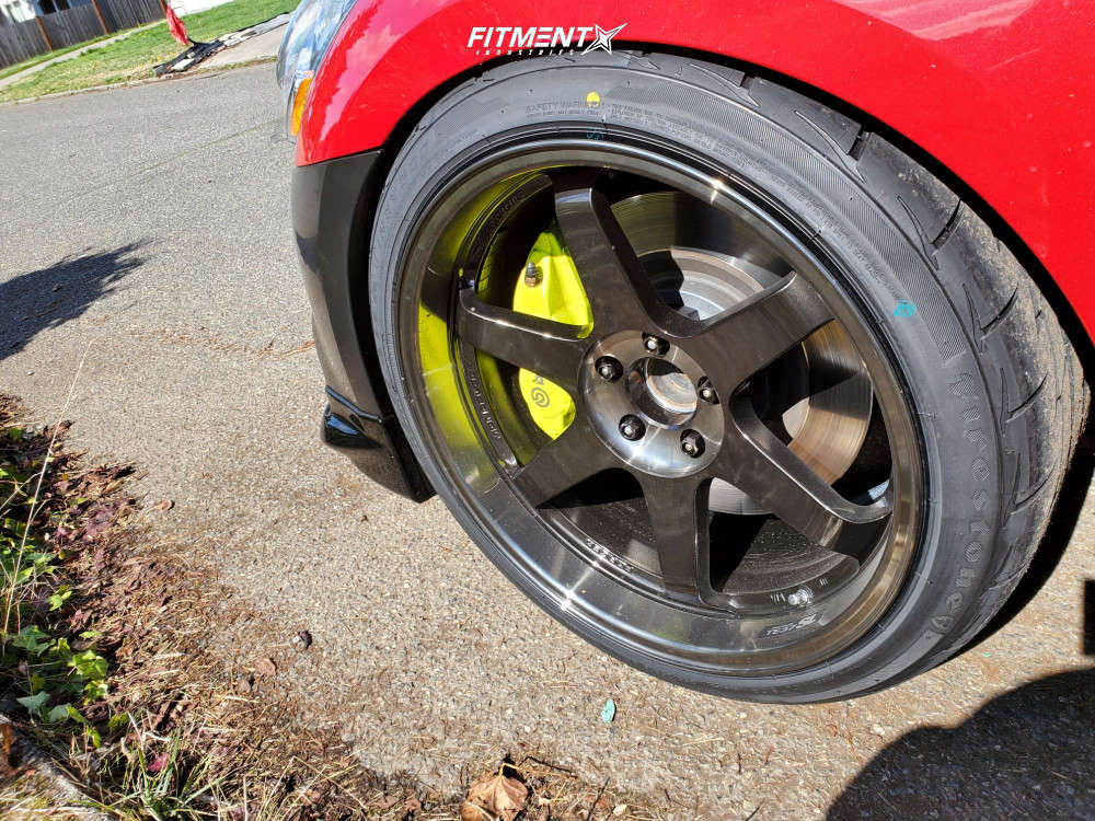 2008 INFINITI G35 Sport with 19x10.5 Rays Engineering Te37 and ...