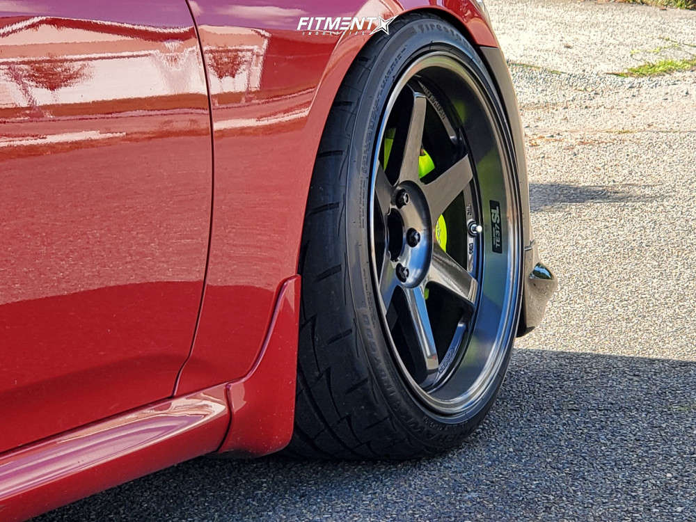 2008 INFINITI G35 Sport with 19x10.5 Rays Engineering Te37 and ...