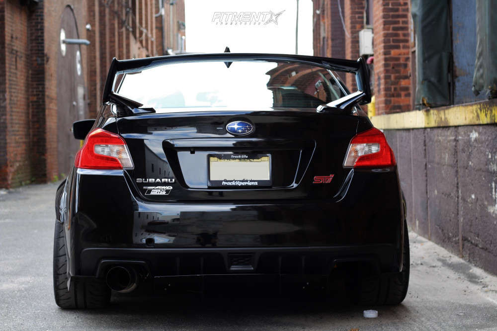 2015 Subaru WRX STI Limited with 18x10.5 Volk TE37V Mark-II and Bridgestone 285x30 on Coilovers ...