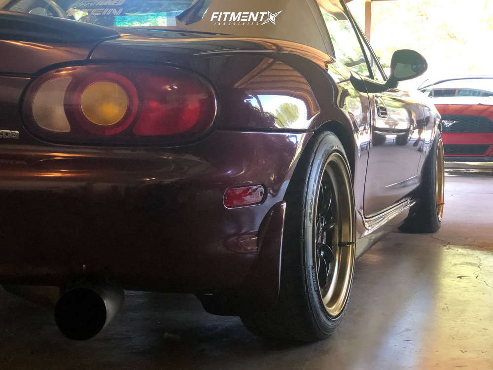 2000 Mazda Miata SE with 16x8 XXR 2.5 and Nitto 205x45 on Coilovers ...