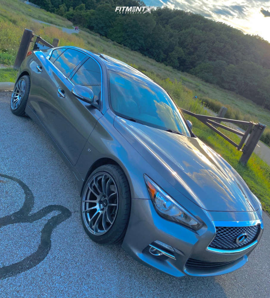 2015 INFINITI Q50 Base with 19x9.5 AVID1 AV20 and Firestone 235x40 on ...