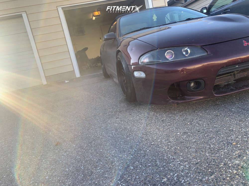 1999 Mitsubishi Eclipse GS with 17x9.5 MST Suzuka and Continental ...