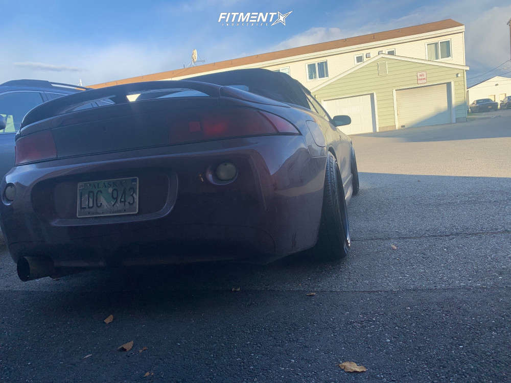 1999 Mitsubishi Eclipse GS with 17x9.5 MST Suzuka and Continental ...