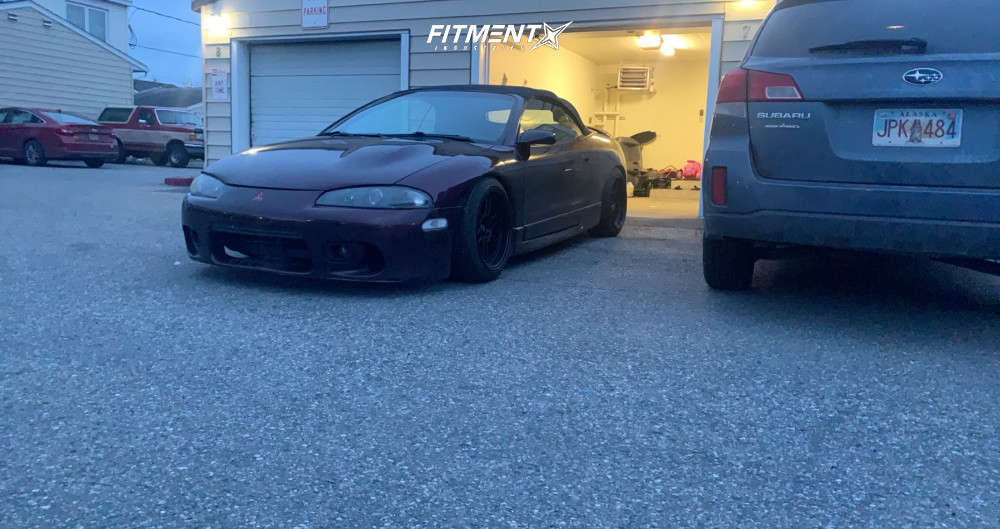 1999 Mitsubishi Eclipse GS with 17x9.5 MST Suzuka and Continental ...