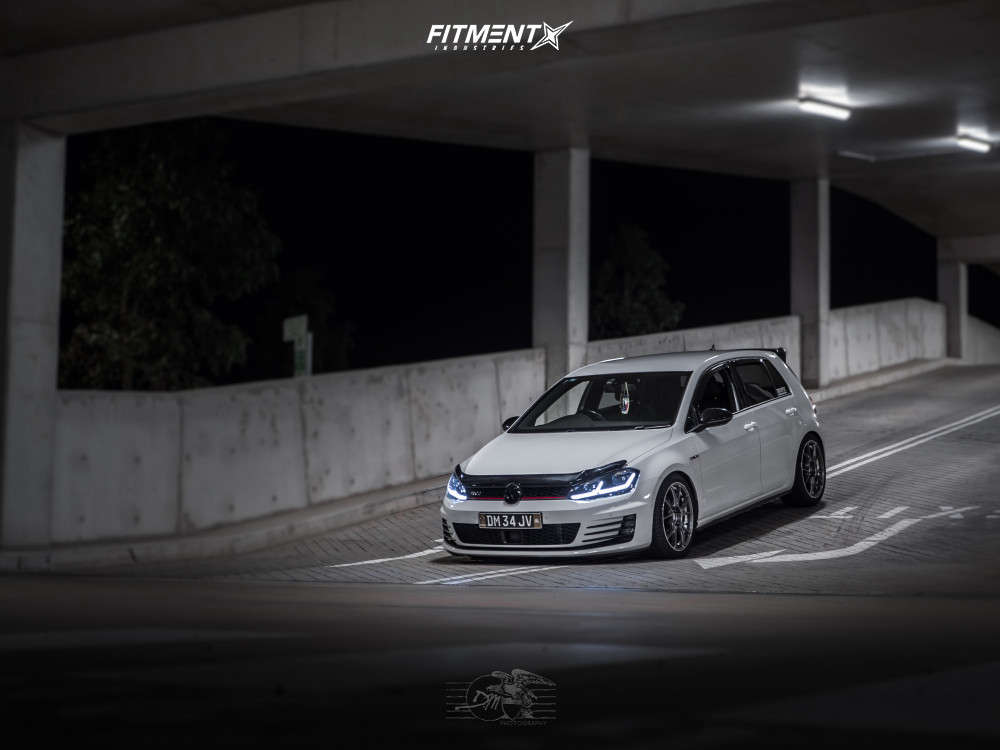2015 Volkswagen GTI S with 18x8.5 SSR GTX02 and Michelin 235x40 on ...