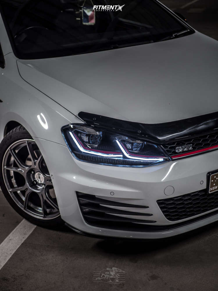 2015 Volkswagen GTI S with 18x8.5 SSR GTX02 and Michelin 235x40 on ...