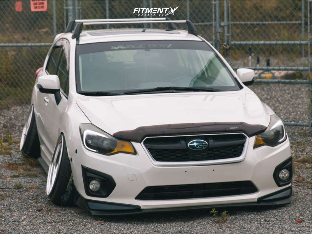 2013 Subaru Impreza Sport Limited with 18x10 Work Rezax and Federal ...