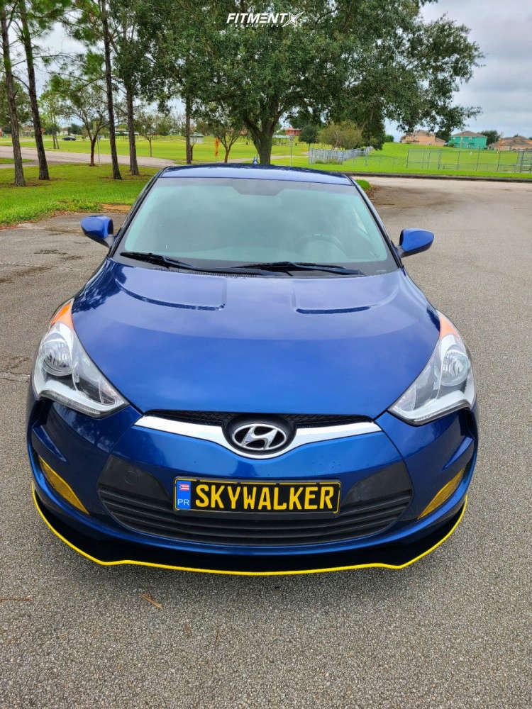 2017 Hyundai Veloster Base with 17x7 XXR 521 and Nankang 215x45 on ...