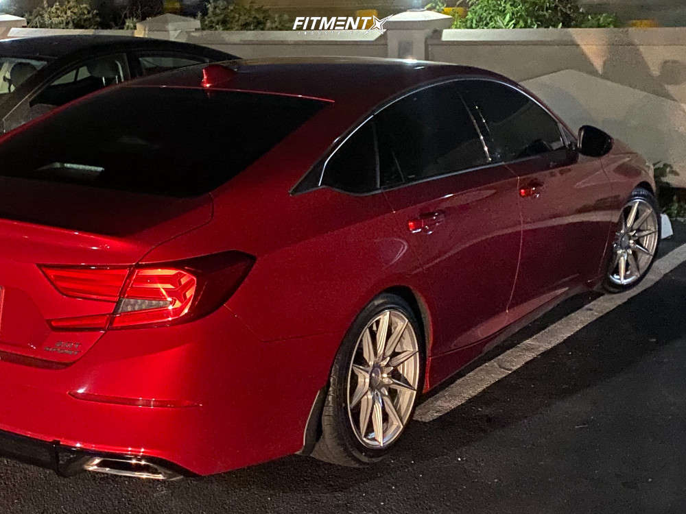 2019 Honda Accord LX with 18x8.5 F1R F101 and Ironman 225x45 on ...